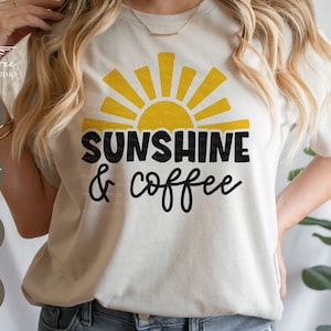 Retro Sunshine and Coffee SVG | Coffee Quote SVG | Coffee and Sunshine ...
