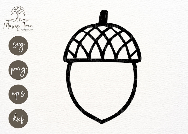 Acorn SVG | Acorn Outline SVG | Oak Tree Acorn Shape PNG | Nature Svg ...