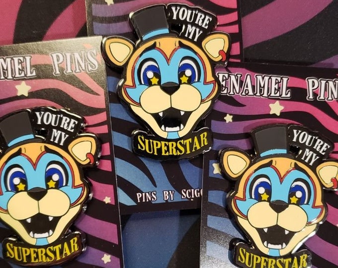 Glamrock Freddy Enamel Pin FNAF - Etsy