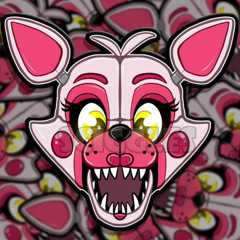 Five Nights at Freddy's Sticker FNAF Funtime Foxy - Etsy