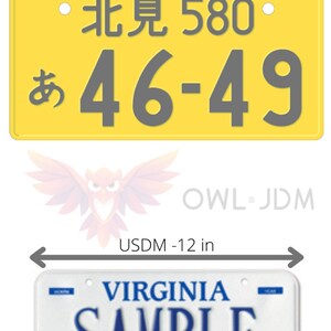 Low Profile JDM to USDM License Plate Adapter - Etsy