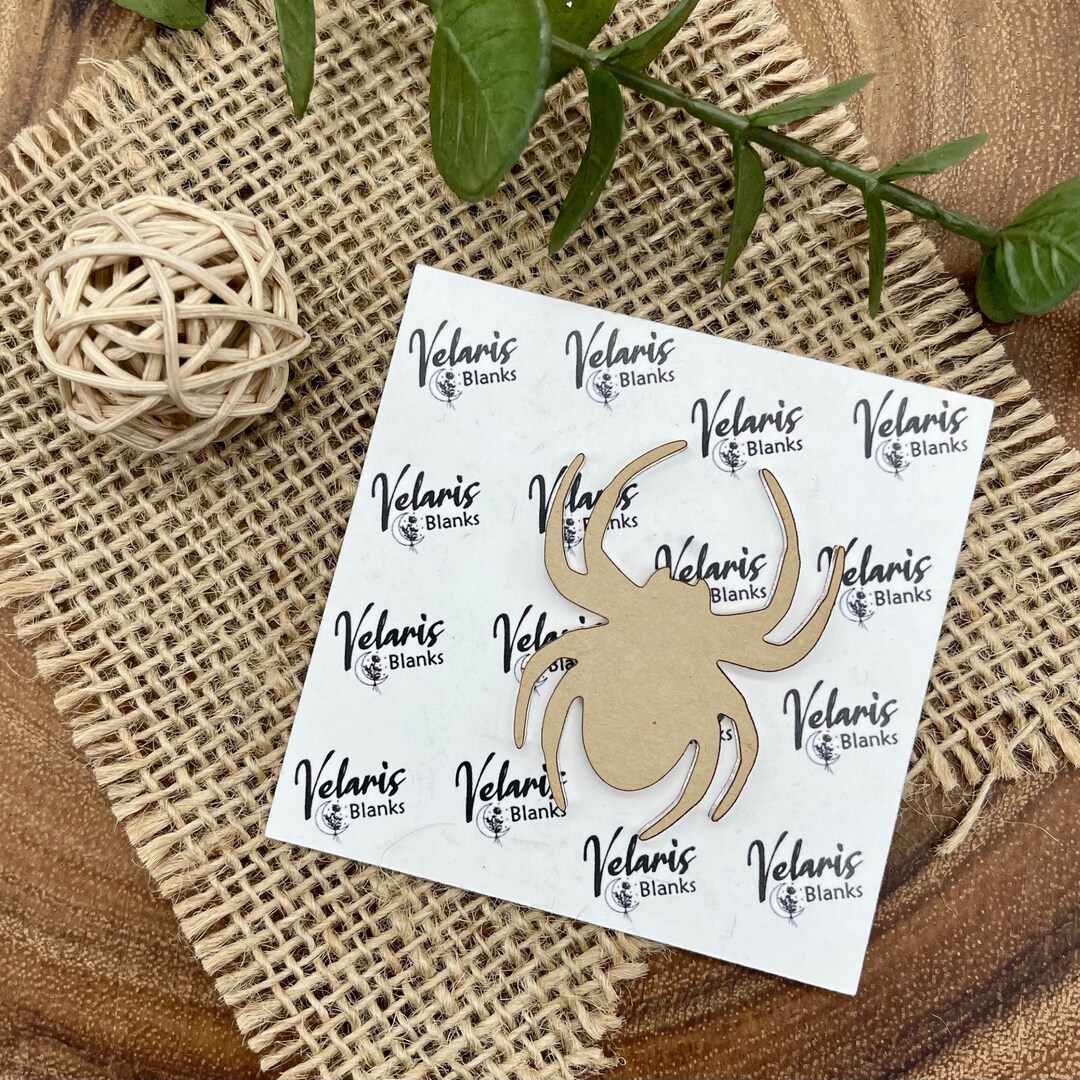 Set of 10 Spider Acrylic Blanks Badge Reel Keychain Magnet DIY Craft ...