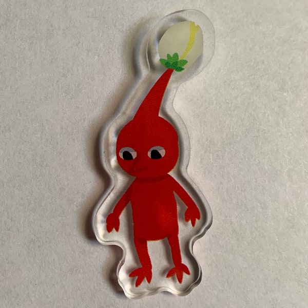 Pikmin Pin Red - Etsy