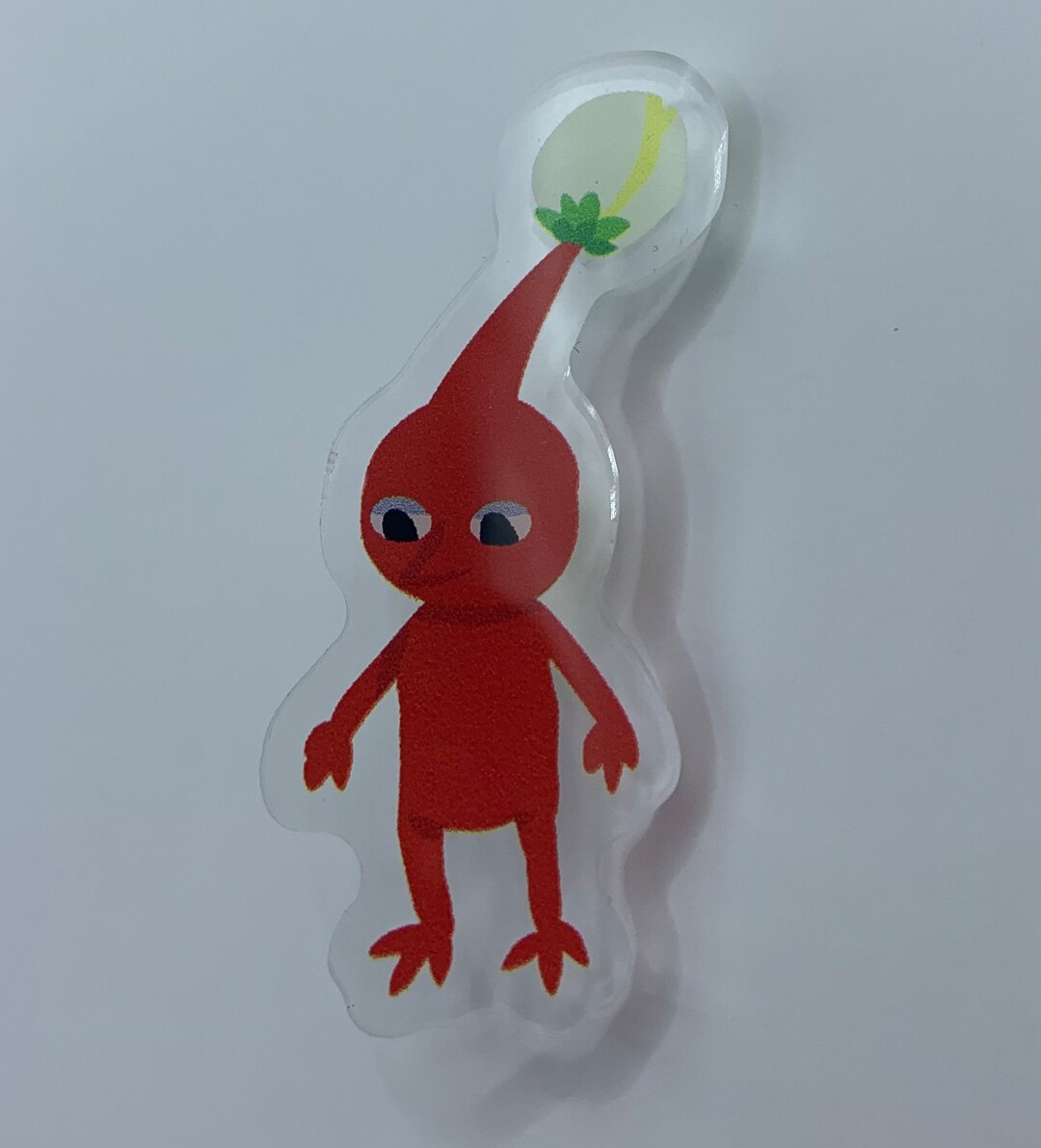 Red Plant Pik Fella Acrylic Pin - Etsy