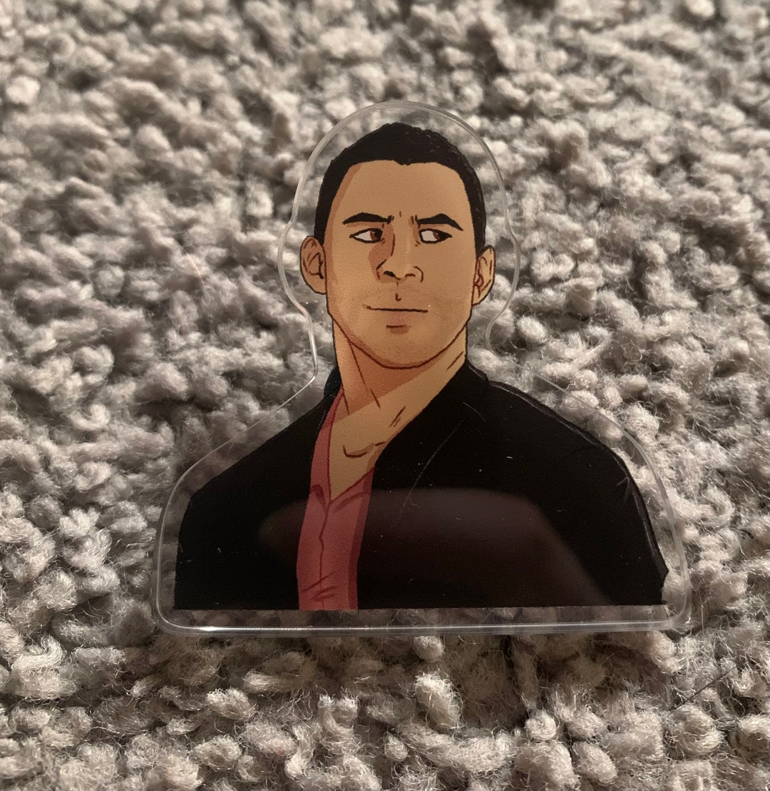 Javier Esposito Castle Acrylic Pin - Etsy