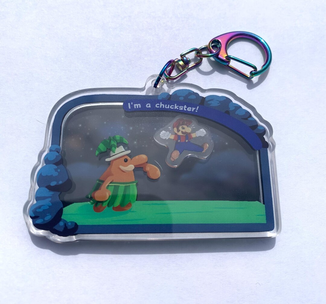 Chuckster Sunshine Shaker Keychain - Etsy