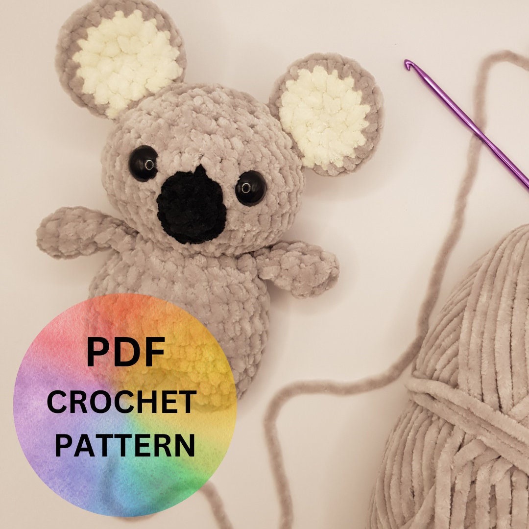 Mini Crochet Koala Pattern / Koala Crochet Pattern / Mini Koala - Etsy