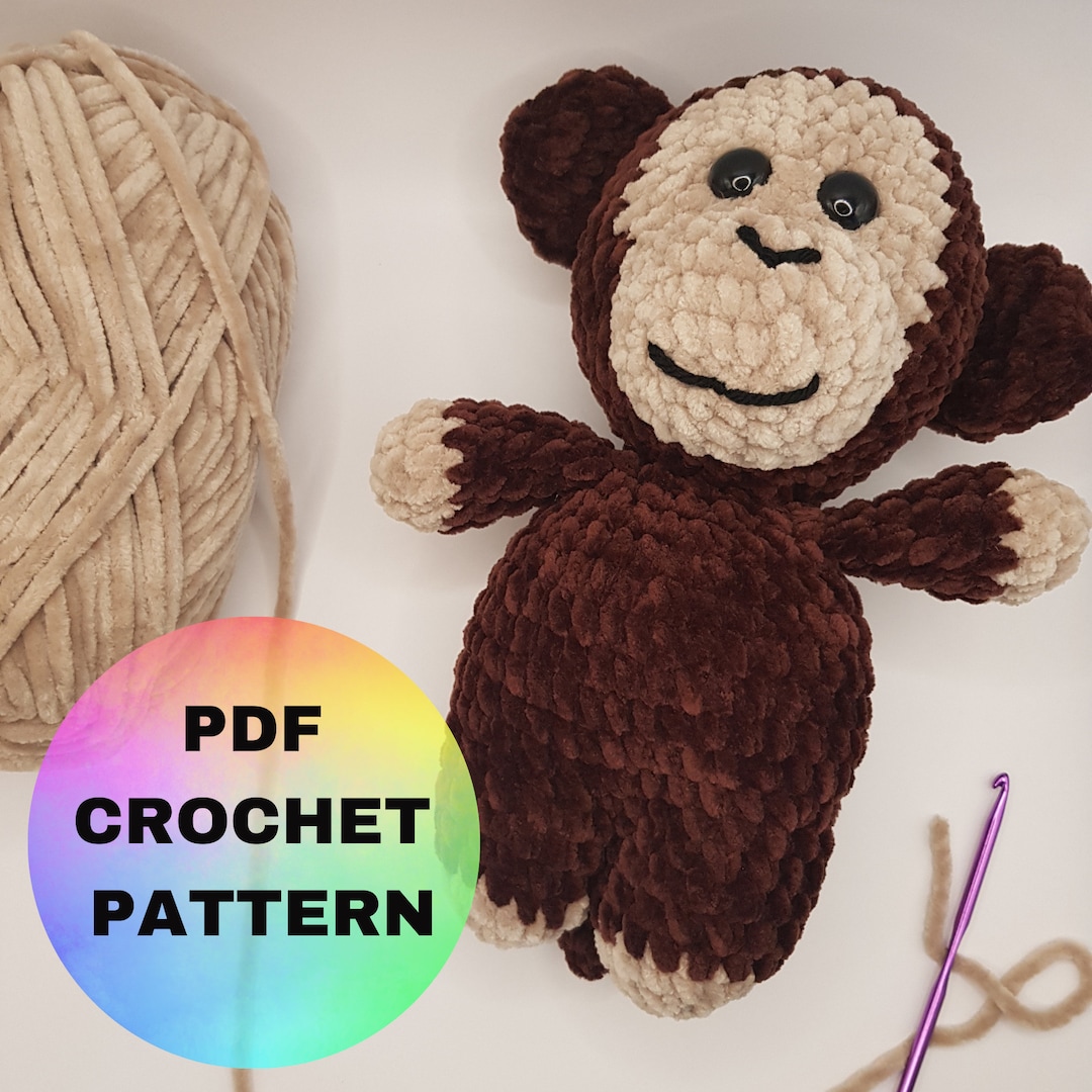 Crochet Monkey Pattern / Amigurumi Monkey / Monkey Toy Pattern - Etsy