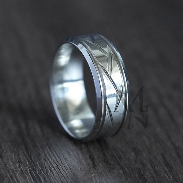 Mens Rings Engraved - Etsy
