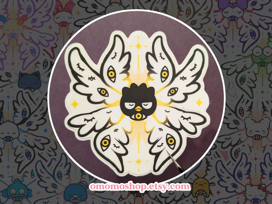 Mini Seraph Bats Biblically Accurate Angel Vinyl Sticker - Etsy