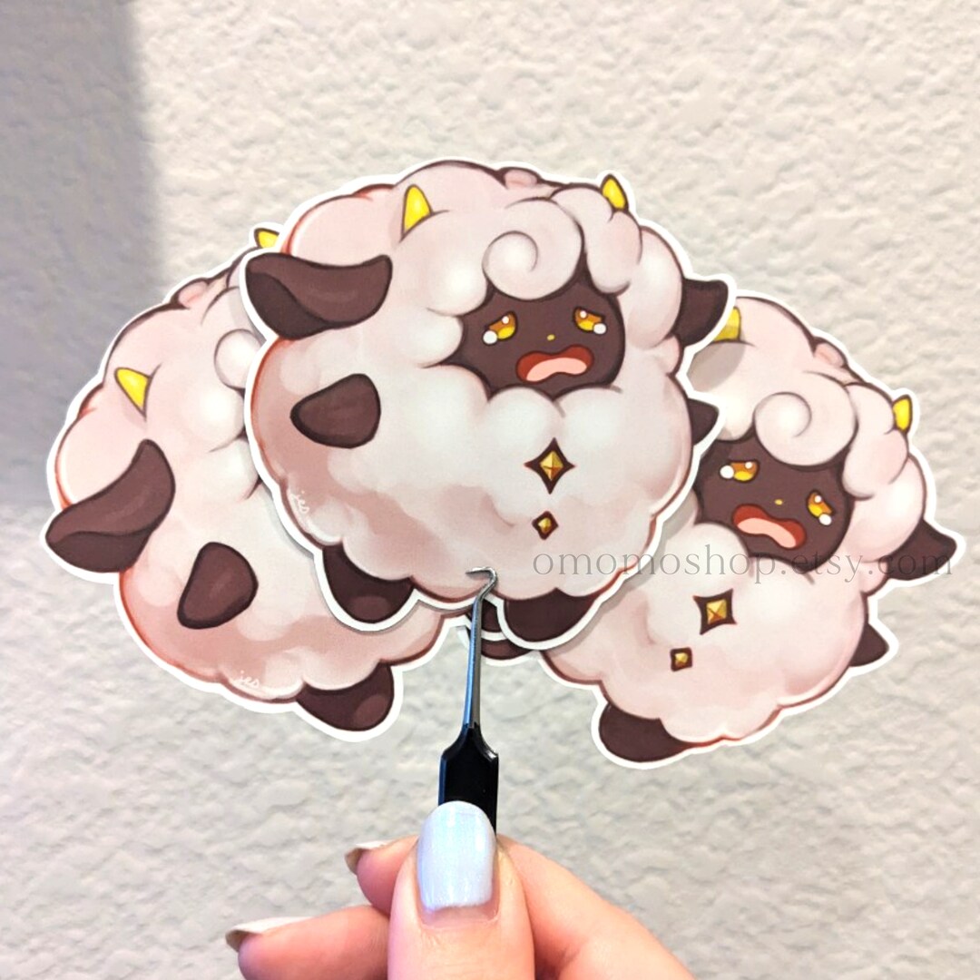Lamball | Palworld | Cute Vinyl Sticker - Etsy
