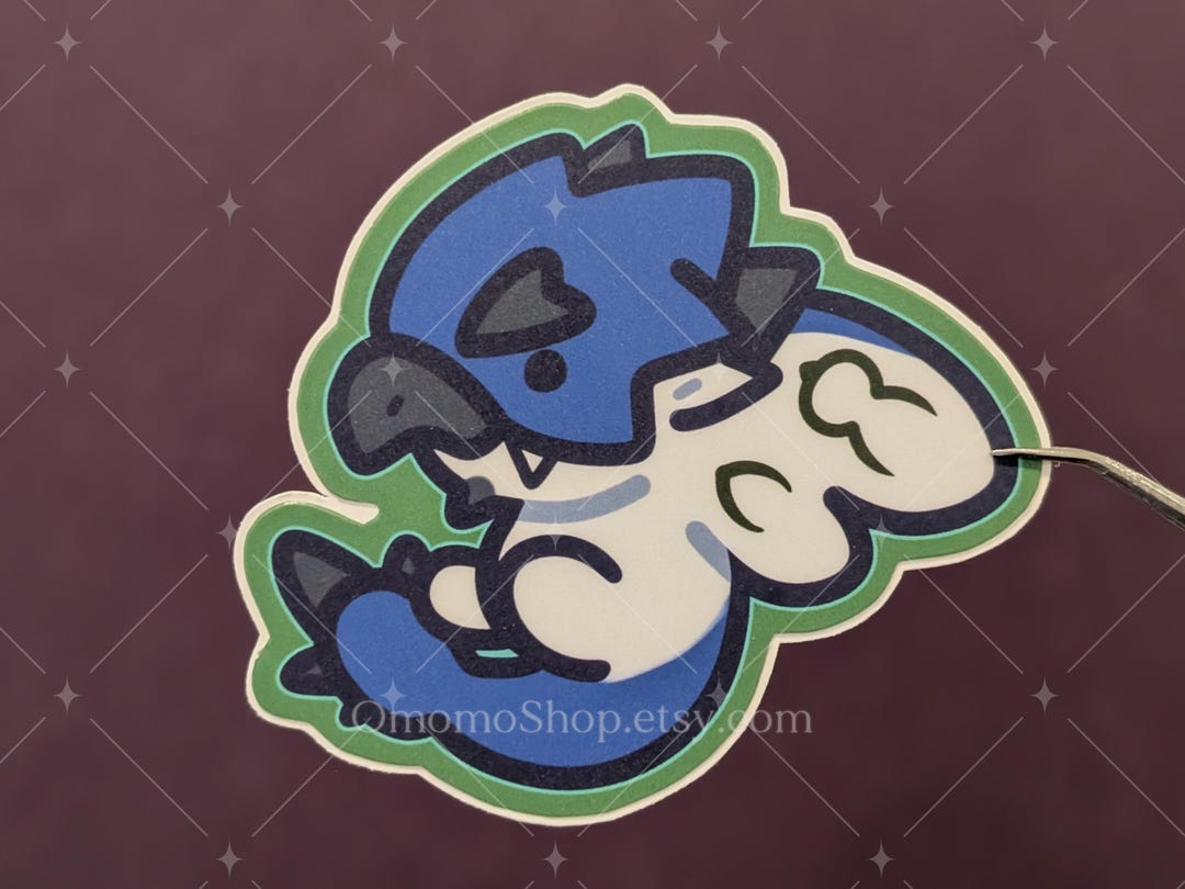 Azure Rathalos Vinyl Sticker | Monster Hunter - Etsy