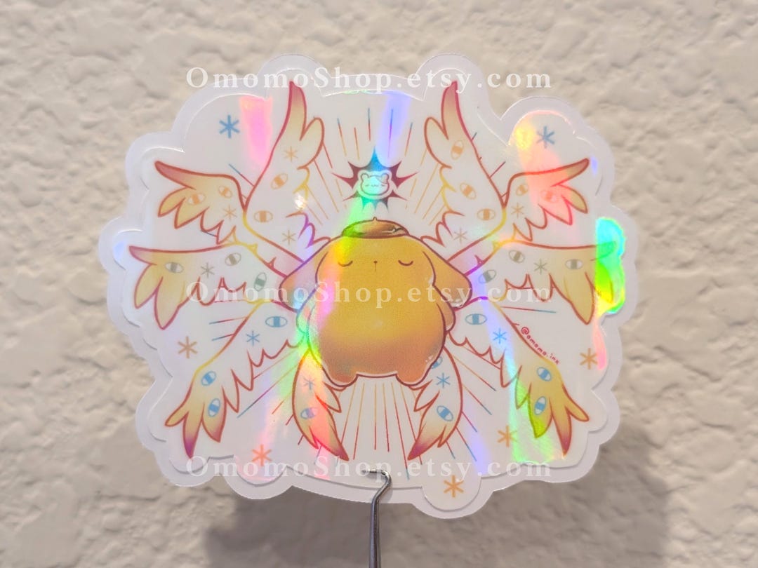 Seraphim Angel Kawaii Puri Vinyl Sticker - Etsy
