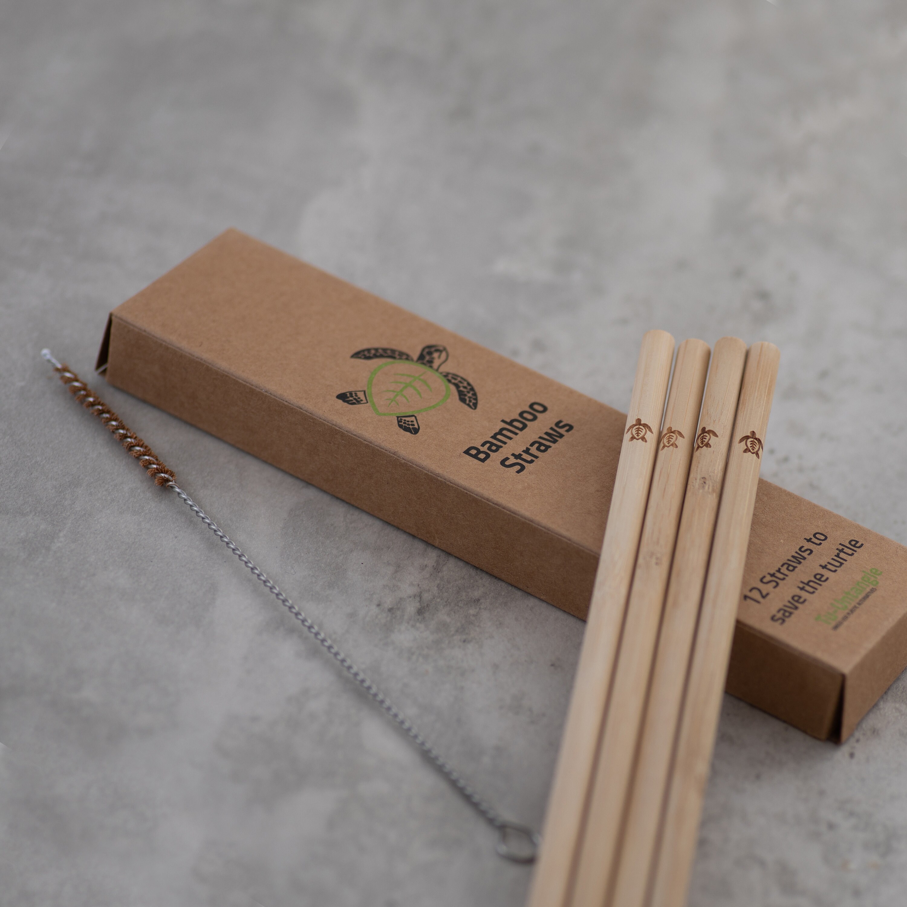 12 Bamboo Straws | Reusable & Eco-friendly Drinking Straws | Plastic ...