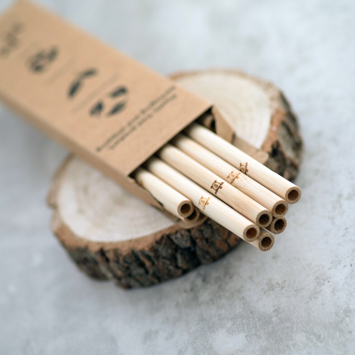 12 Bamboo Straws | Reusable & Eco-friendly Drinking Straws | Plastic ...