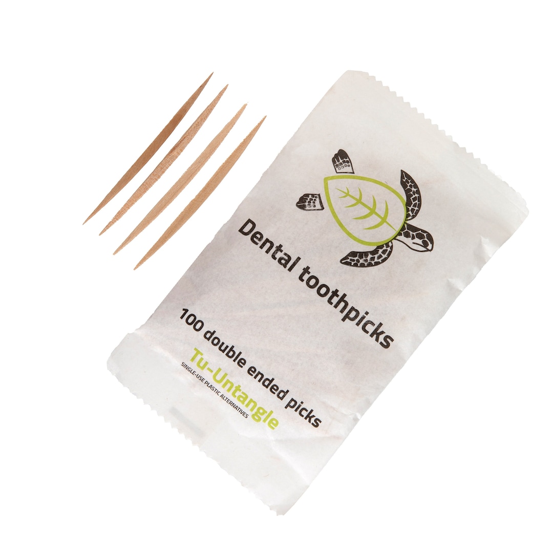 Bamboo Dental Toothpicks 500pc | Eco Friendly Packaging | Sustainable ...