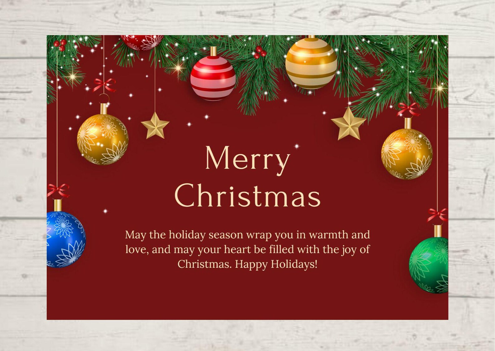 Cristmas Card Merry Cristmas Card Digital Printable Cristmas Card - Etsy