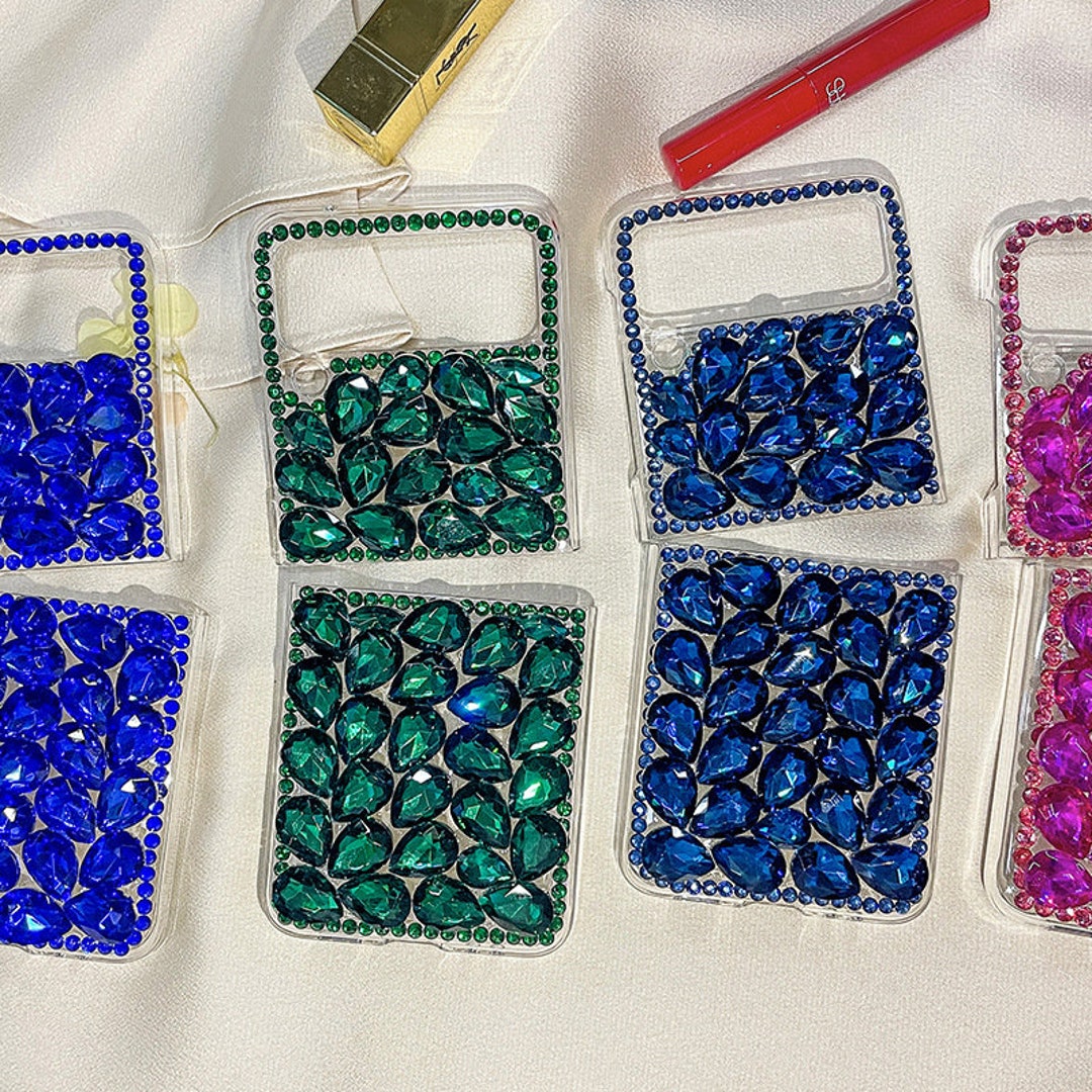 Handmade Samsung Flip Case Bling Glitter Case Luxury Shiny - Etsy