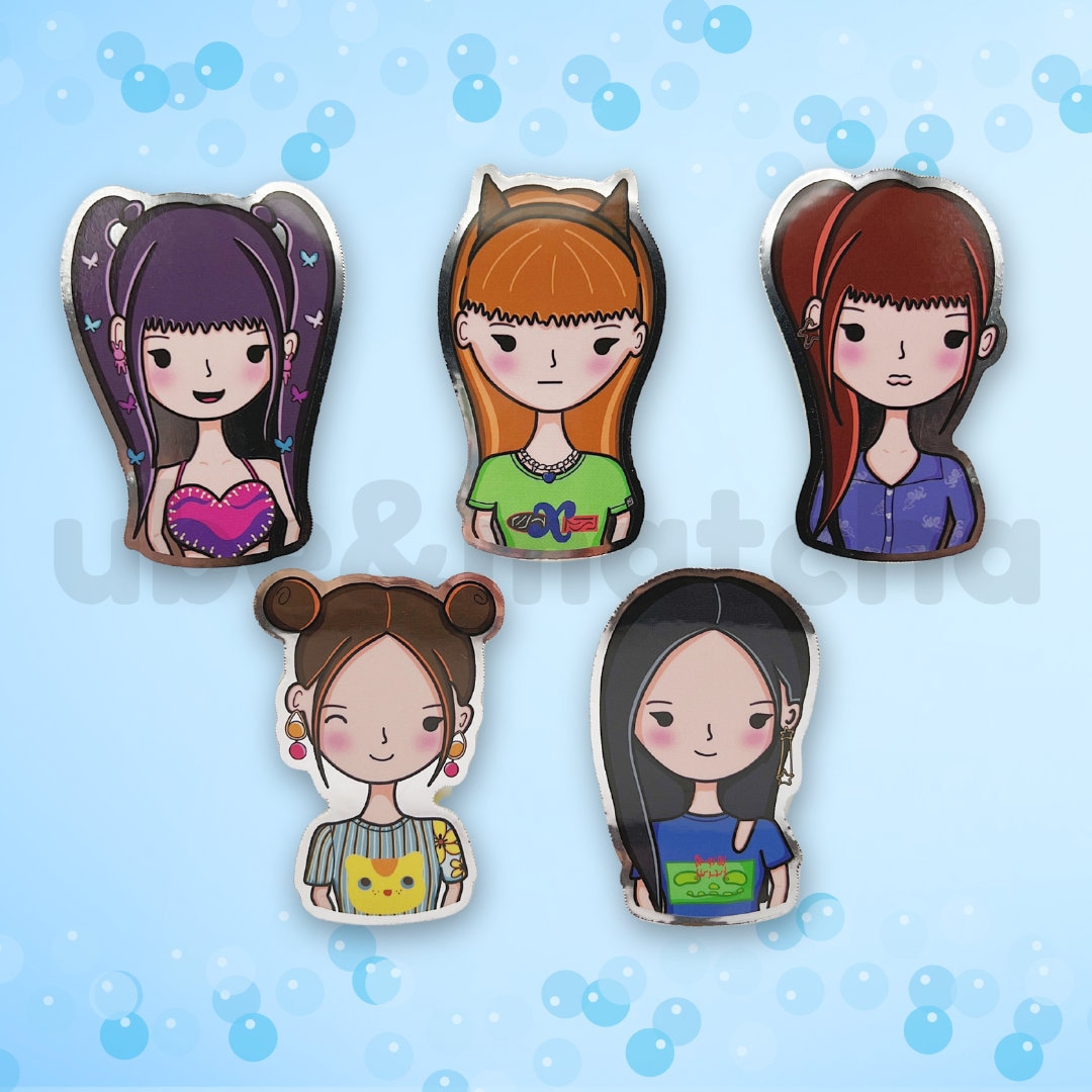 Kpop Girl Group Inspired Stickers | Photocard-inspired Stickers | Kpop ...