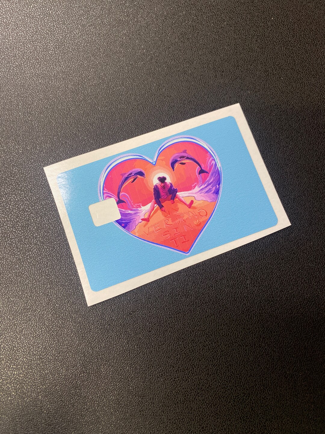Bad Bunny Sticker Heart & Dolphins - Etsy