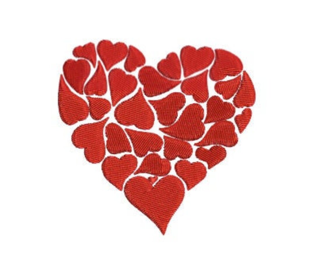 VALENTINES EMBROIDERY FILE, Love Heart Digital Download, Heart of ...