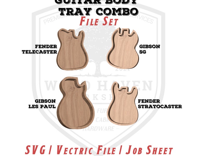 Guitar Body "catch-all" Trays Bundle | Fender Telecaster/stratocaster ...