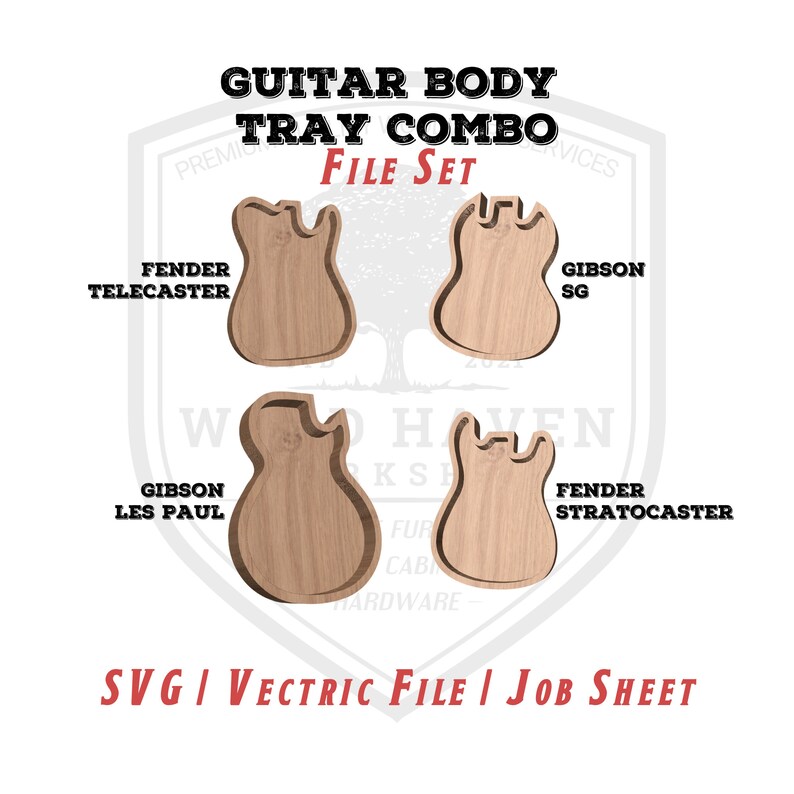 Guitar Body catch-all Trays Bundle Fender Telecaster/stratocaster ...