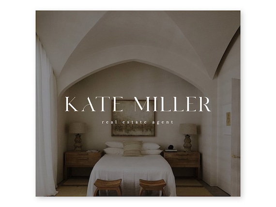 Custom Simple Text Logo Modern Minimalistic Business Logo - Etsy