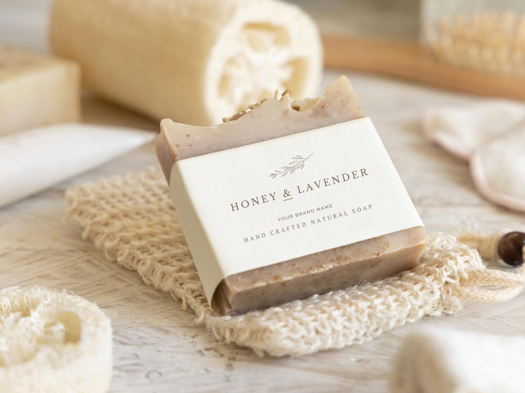 DYI Custom Soap Brand Label Template | Canva Editable & Printable ...