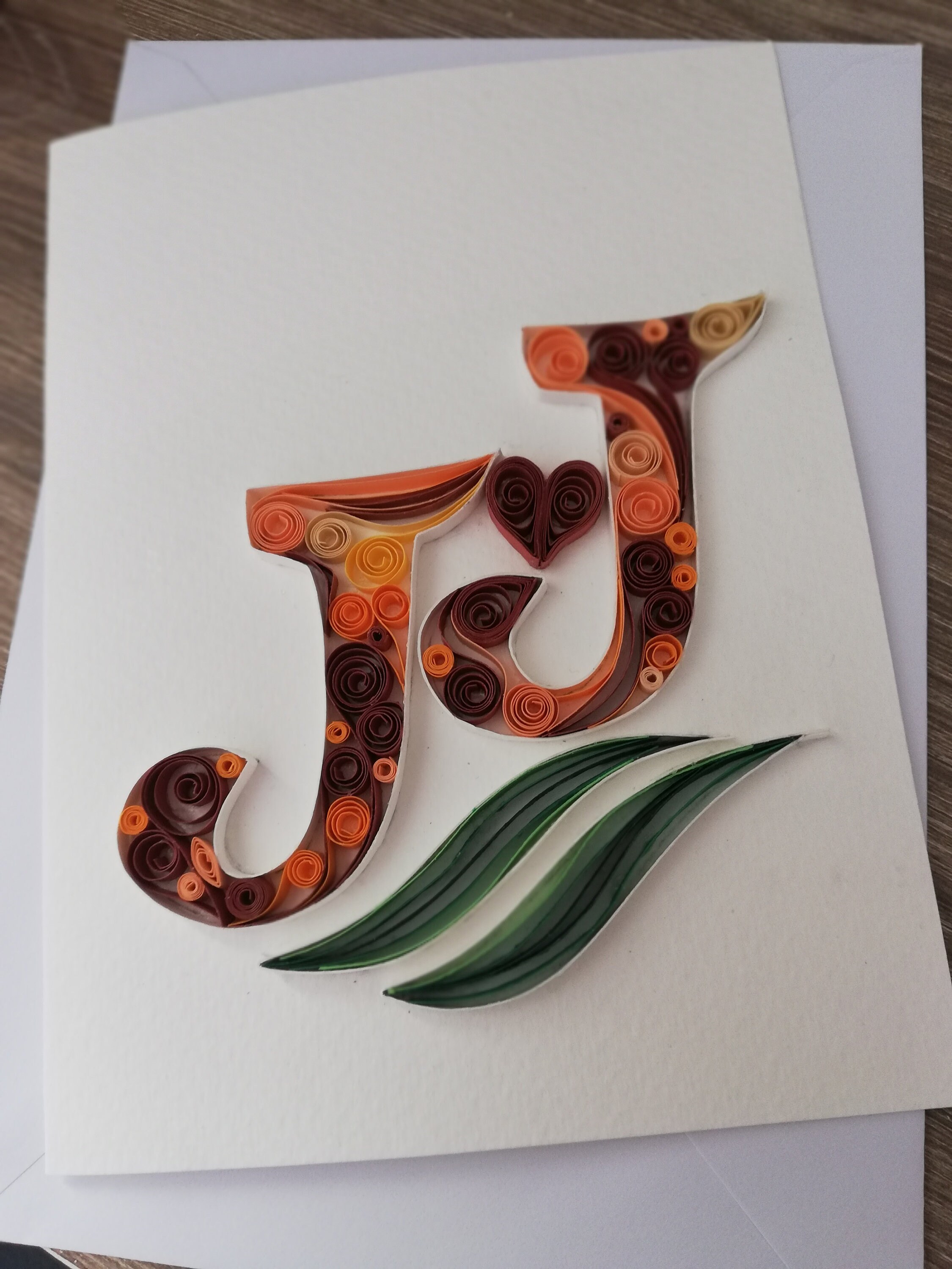 JJ LETTER JJ - Etsy