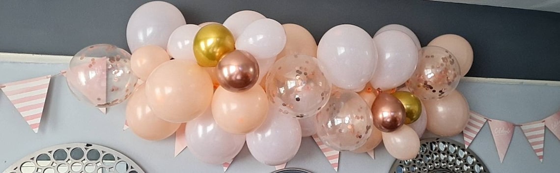 110pcs Rose Gold Balloon Arch Kit Decoration for Birthday - Etsy