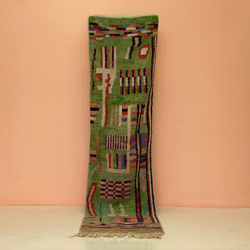 Green Moroccan Rug - Etsy