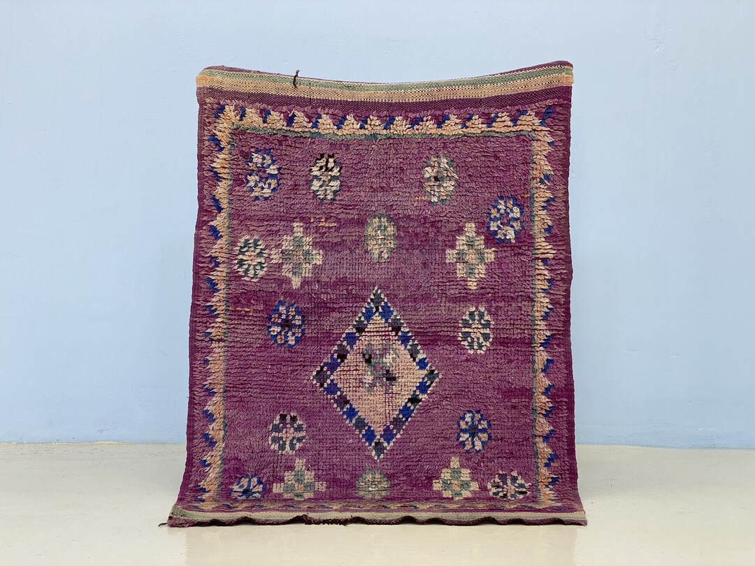 Small Vintage Rug 4.1x2.8 Ft-rug for Living Room-fabulous Vintage Rug ...