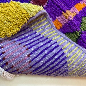 LARGE BLUE RUG for Your Living Room, Moroccan Handmade Rug With a Royal ...