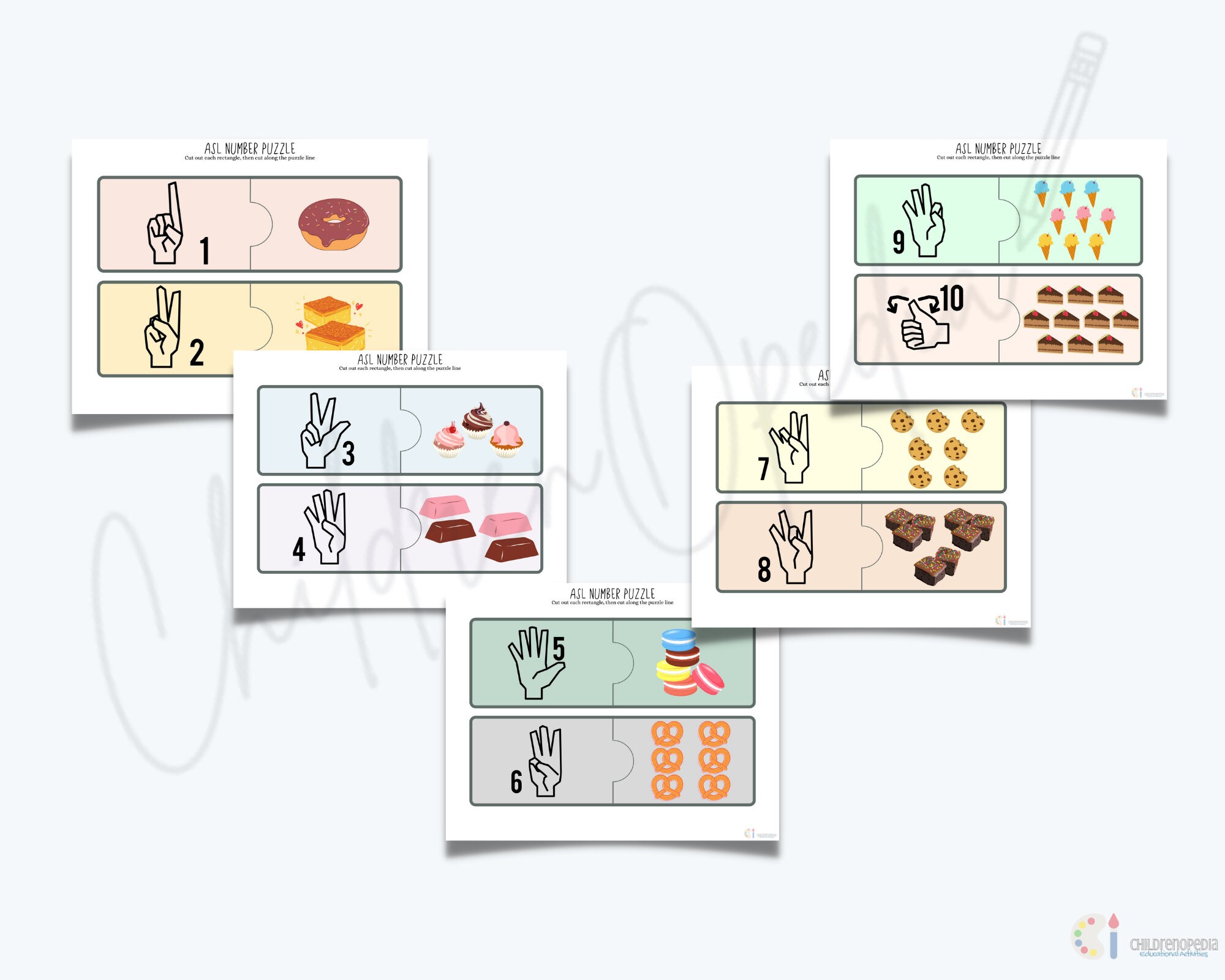 ASL Bundle for Toddlers, Preschool, Pre-k, Kindergarten, Digital ...