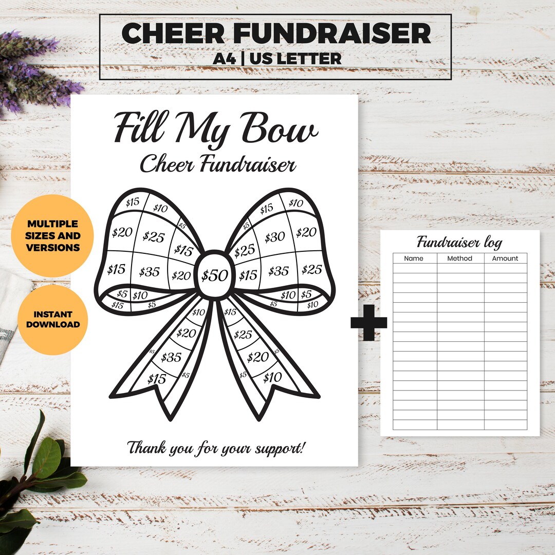 Fill My Bow Fundraiser, Cheerleader Fundraiser, Fill My Love for Black ...