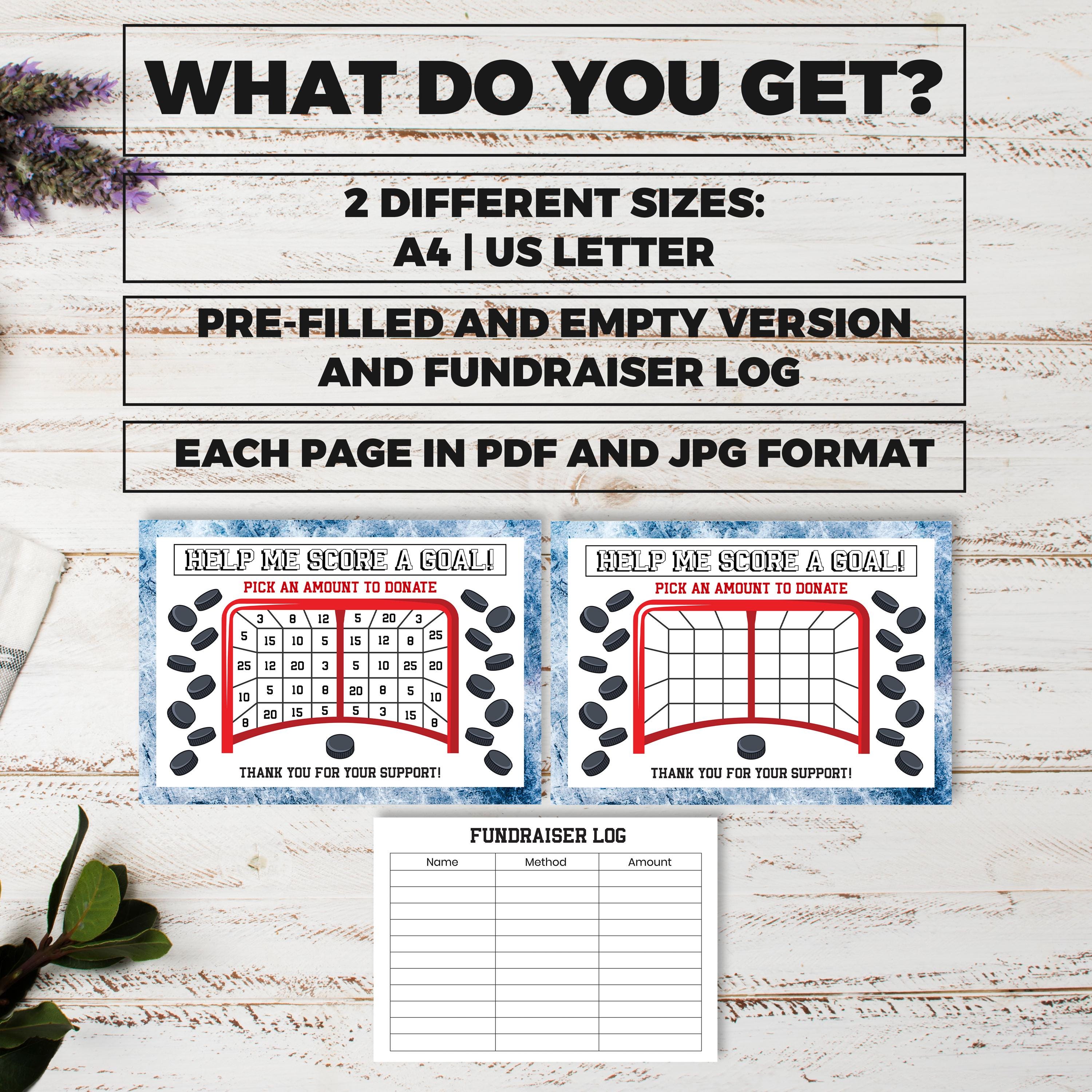 Hockey Fundraiser, Ice Hockey Donations, Fill My Love for Black Out ...