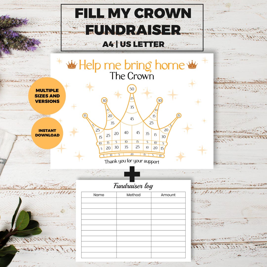 Fill My Crown Fundraiser, Fill in Fundraiser, Black Out Board, Pageant ...