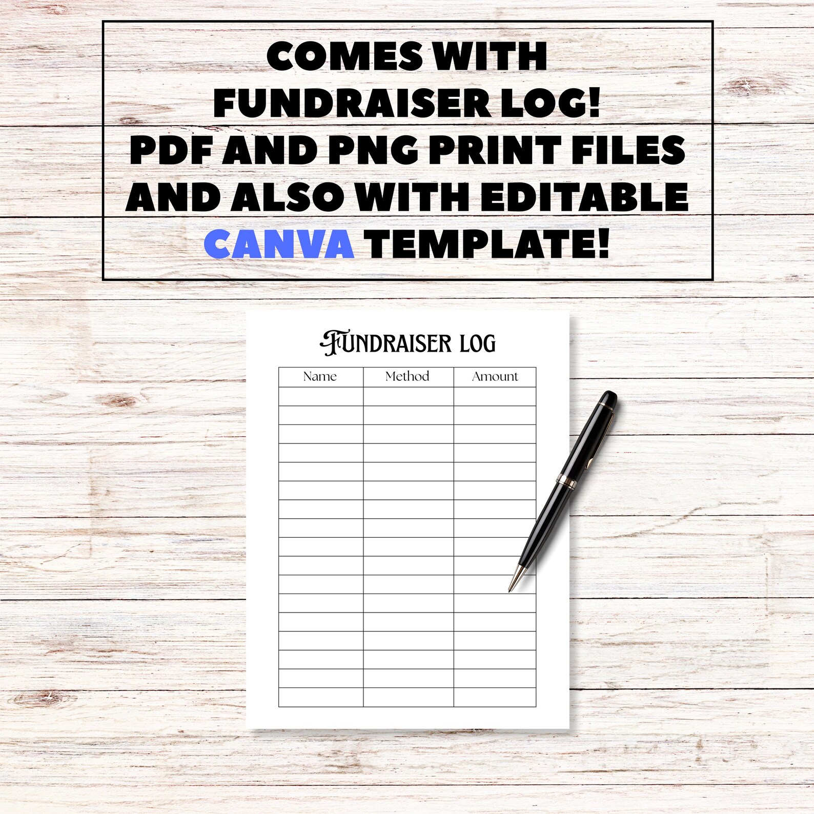 Editable Fill My Cross Fundraiser Canva Template, Mission Trip, Fill in ...