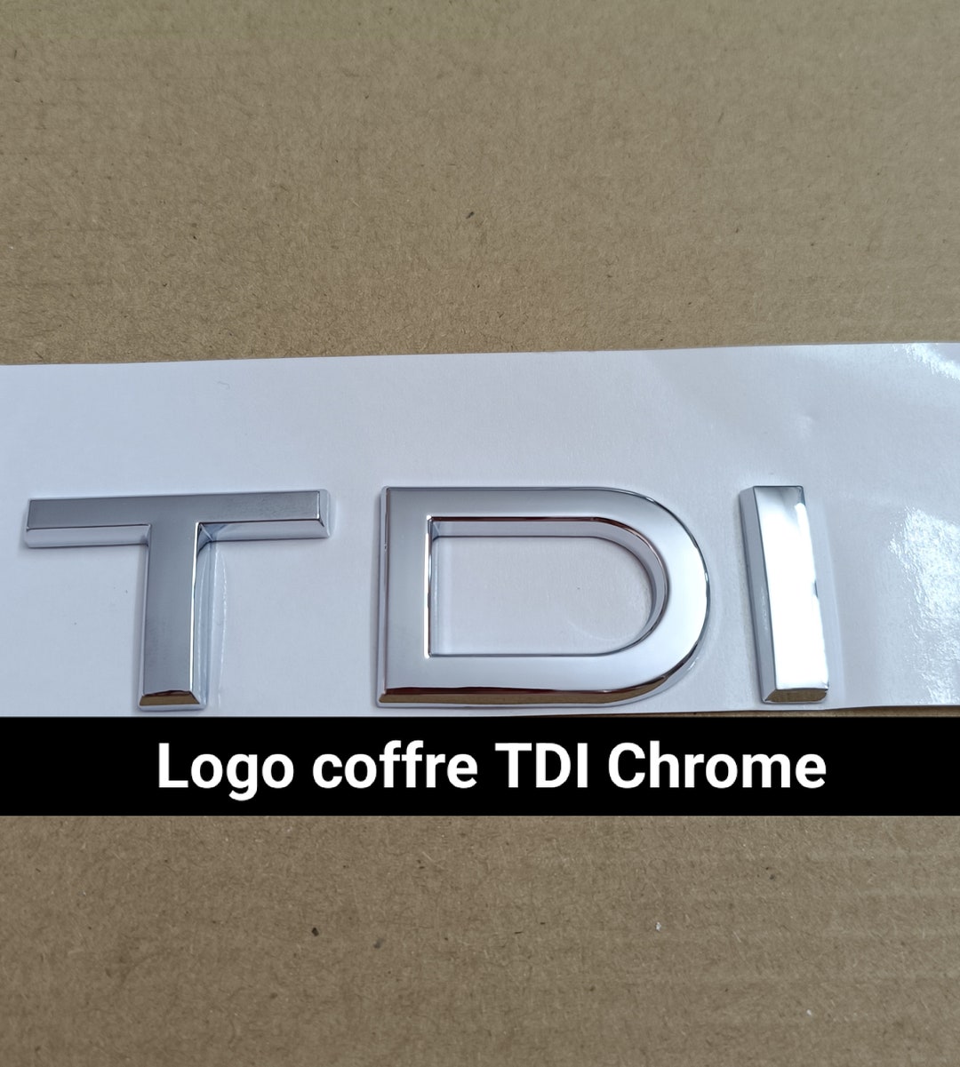 1 TDI Logo Emblem Rear Trunk Sticker Chrome 80MM24MM - Etsy