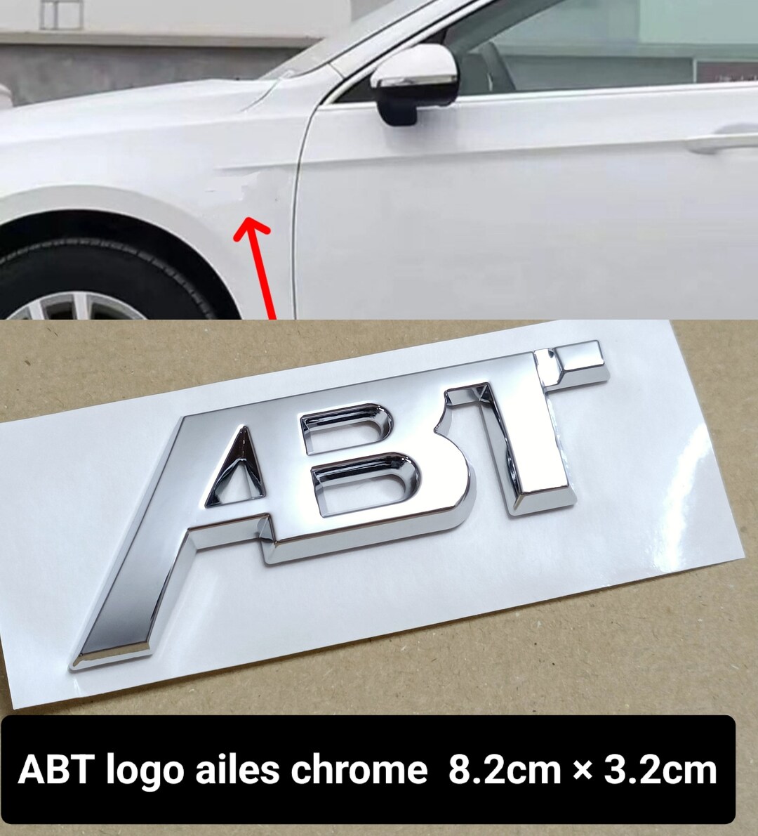 1 Logo-abt Emblem Stickers for Fenders in Chrome - Etsy