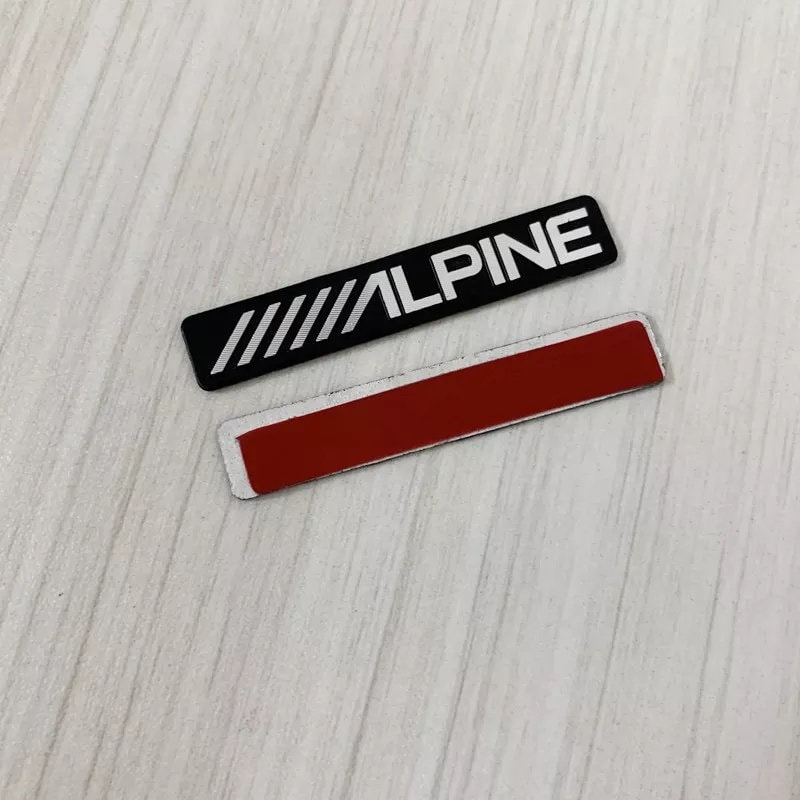 Sets of 5 Emblem Logos For-alpine Speaker Sticker - Etsy