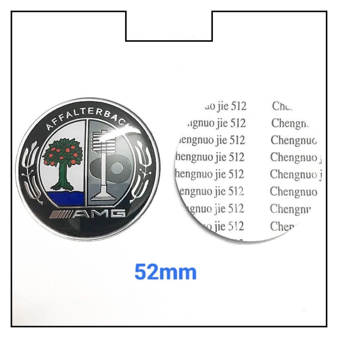 1 AMG Emblem Logo for Mercedes Central Multimedia or 52mm Steering ...