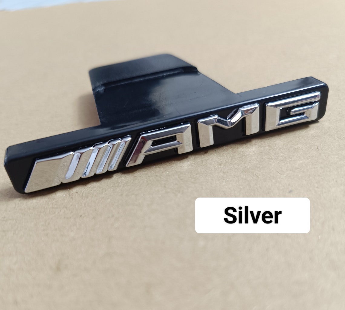 1 X AMG Front Grill Grille Logo Badge Amg Emblem Stickers - Etsy