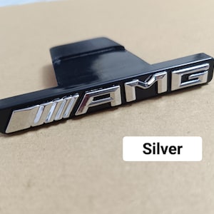 1 X AMG Front Grill Grille Logo Badge Amg Emblem Stickers - Etsy