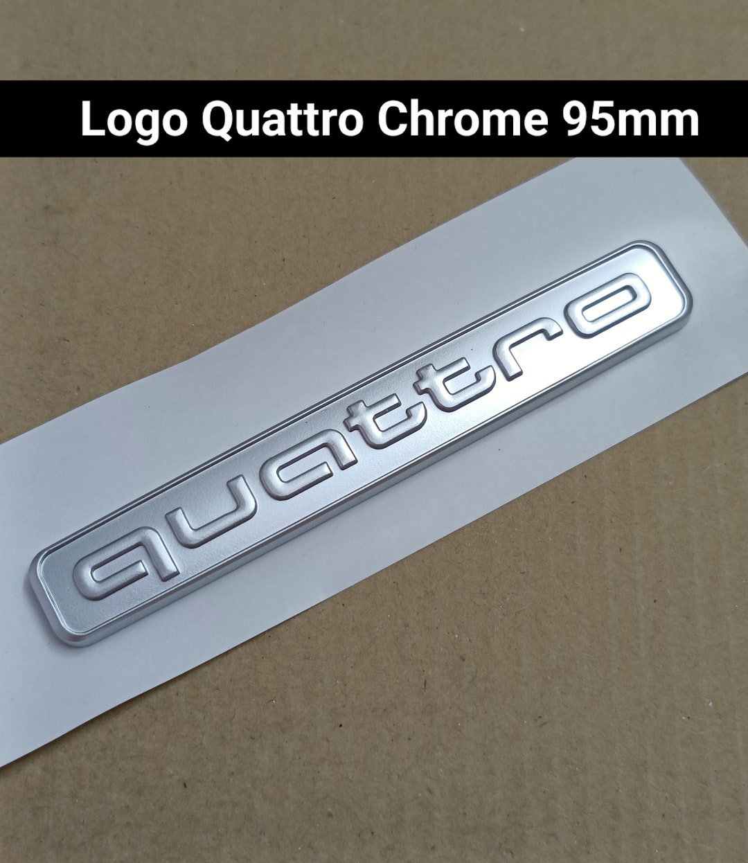1 Quattro Chrome Rear Trunk Emblem Logo 95mm - Etsy