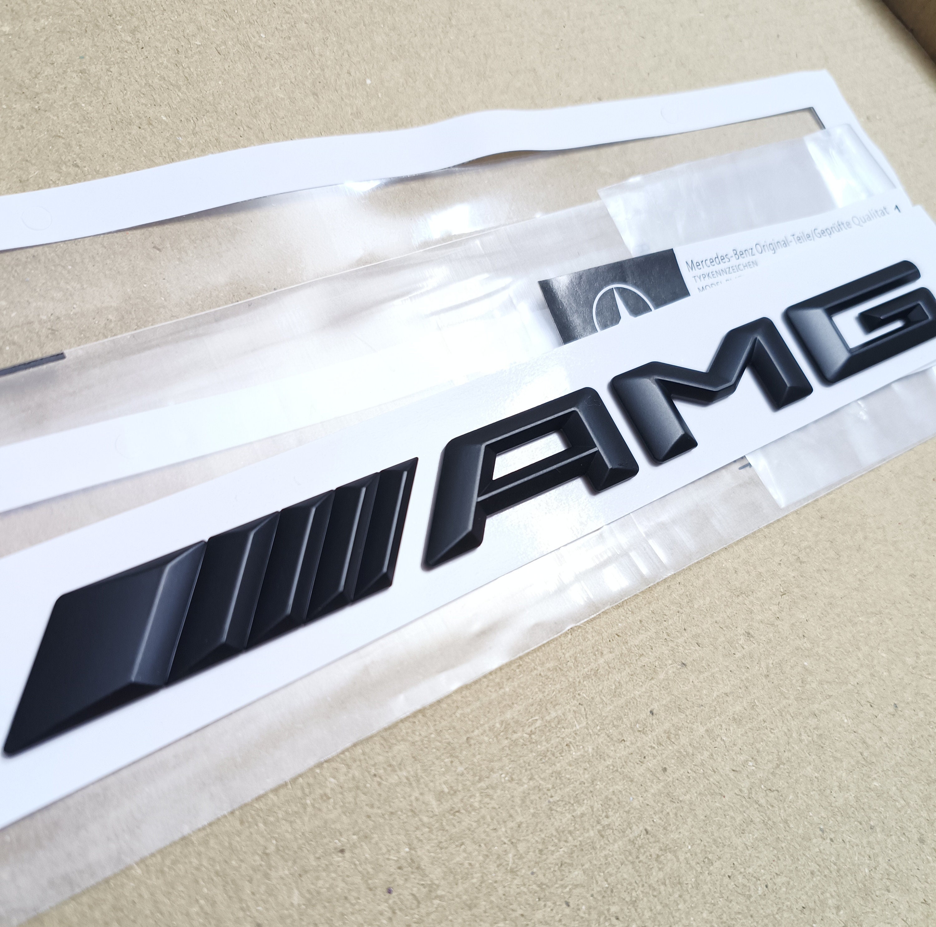 1 AMG Mercedes Logo Matt Black Stickers Emblem Sticker - Etsy