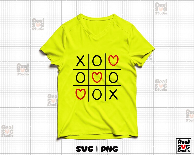 XOXO Valentines Day Svg Png | Tic Tac Toe Valentines Shirt Design ...