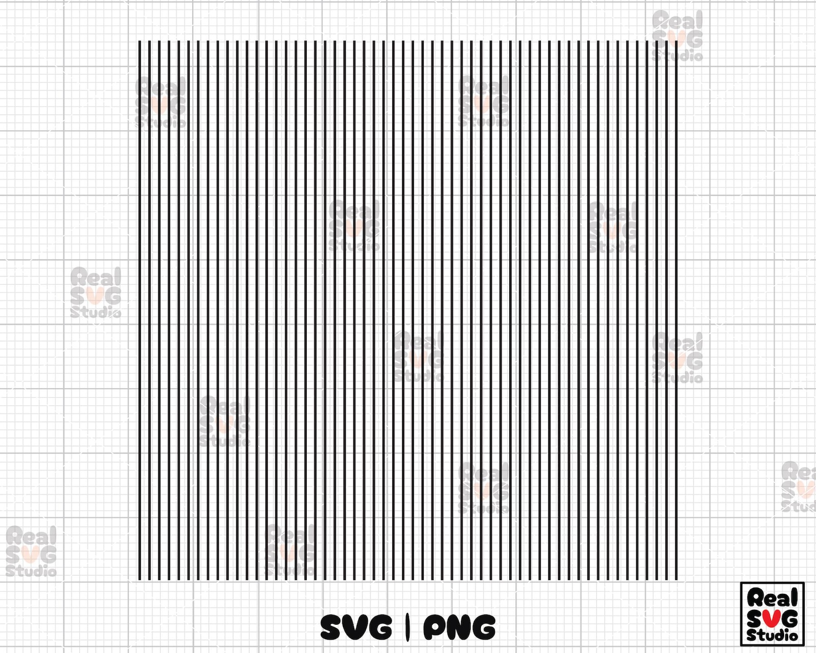 Stripe Pattern SVG | Seamless Stripe Pattern PNG | Vertical Lines ...