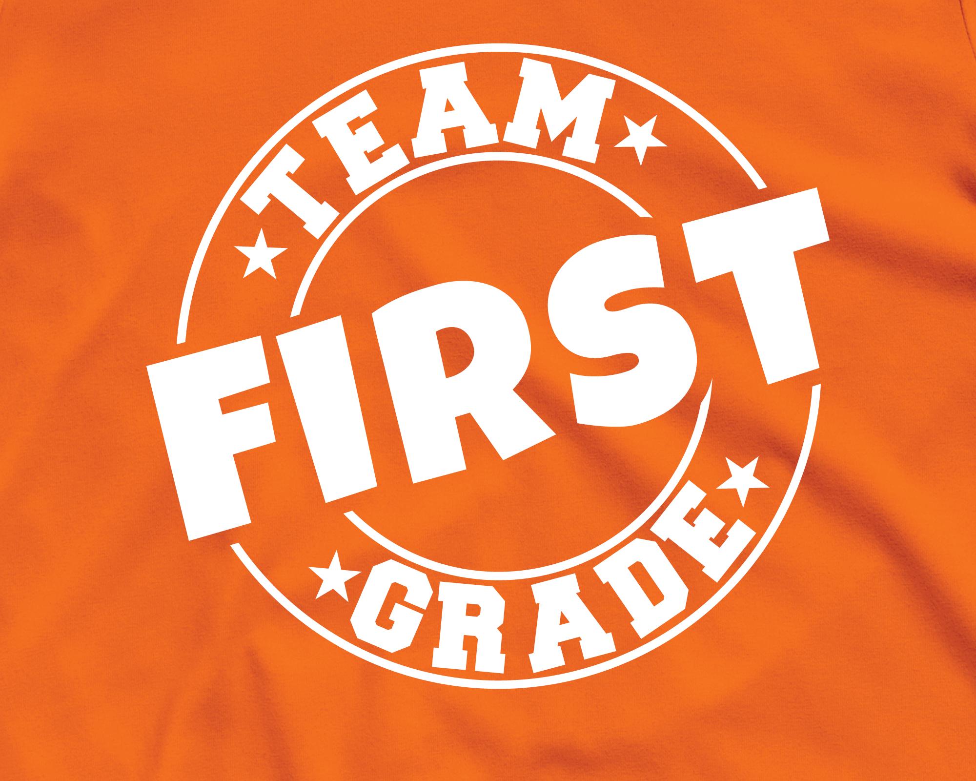 Team First Grade SVG, PNG First Day of School Svg Back to School Svg ...